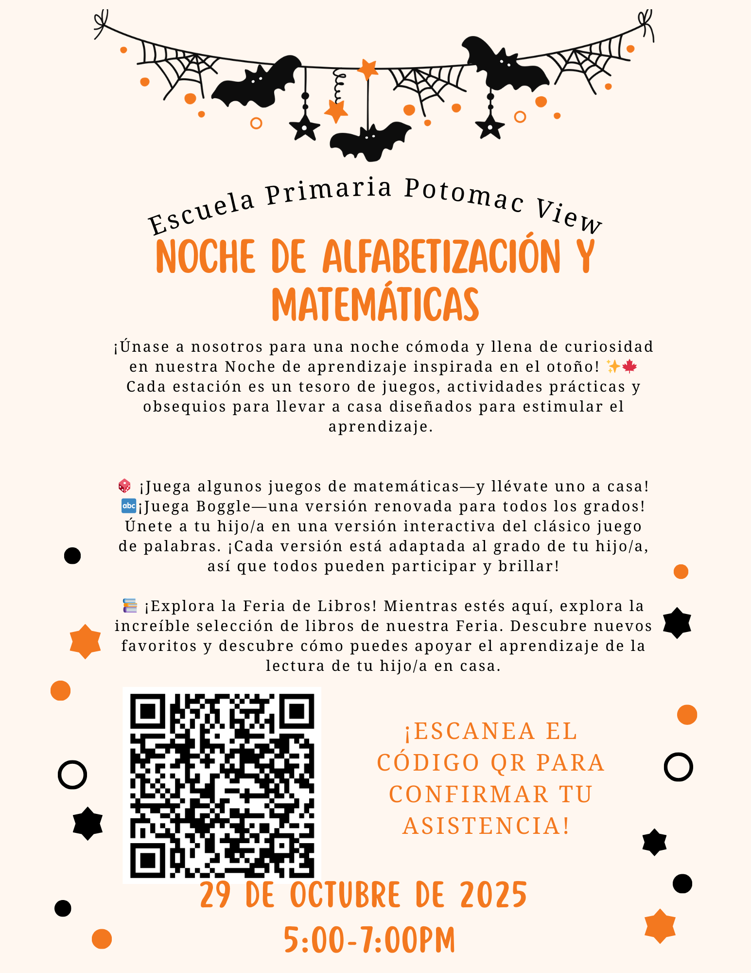 Literacy & Math Night - Potomac View Elementary School